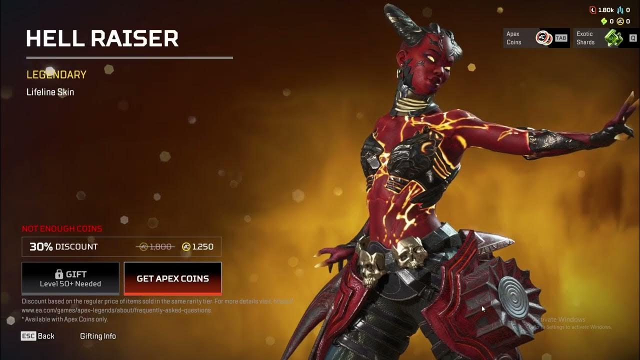 Hell Raiser Lifeline Skin - Apex Legends - YouTube