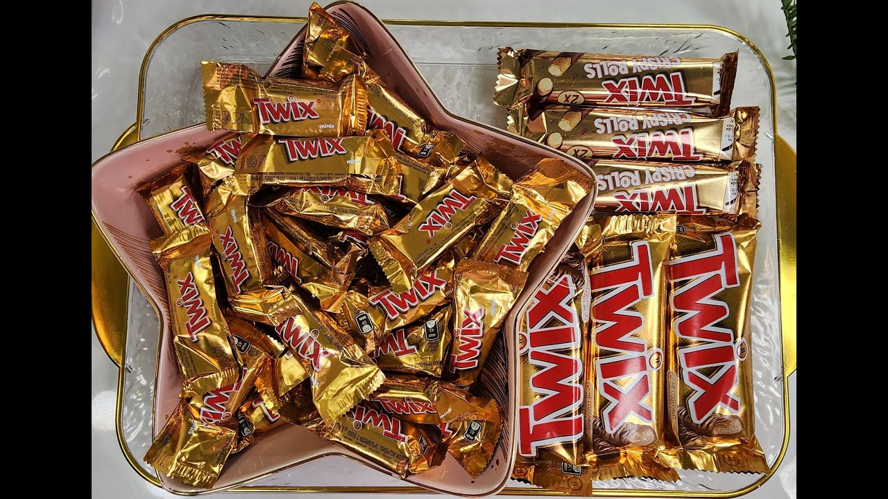 Filling Platter with Chocolate TWIX #twix #satisfying #asmr #chocolate ...