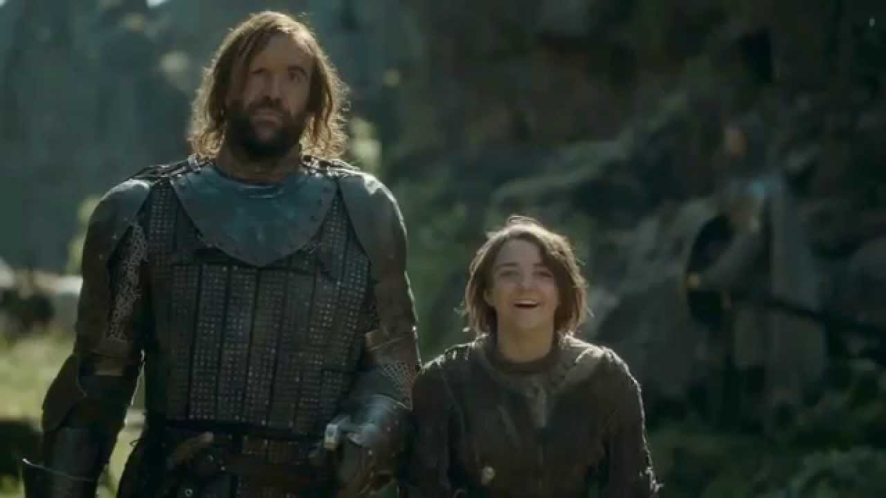 Arya Stark's reaction to Lysa Arryn's Death/Laugh - YouTube