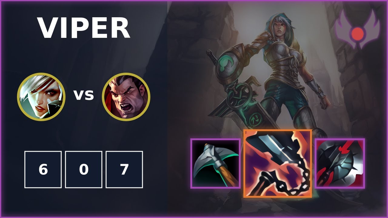 [ Viper ] Riven TOP vs Darius | NA GRANDMASTER | LOL Season 2022 - YouTube