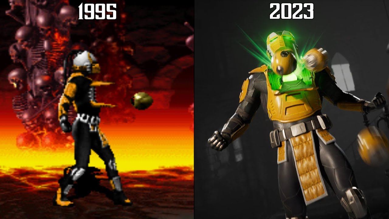 Cyrax "Bomb Throw" Evolution - Mortal Kombat 3-12 (1995-2023) 4K - YouTube