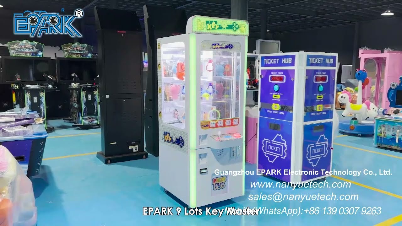 EPARK 9 Lots Key Master Gift Claw Arcade Games Vending Machine Toy Claw ...