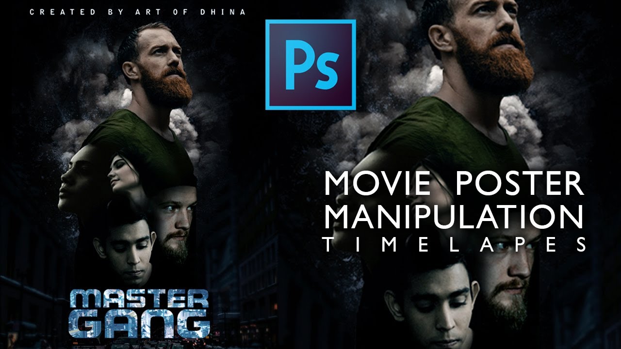 Photoshop Movie Poster Manipulation | Creative Photoshop Tutorial - YouTube