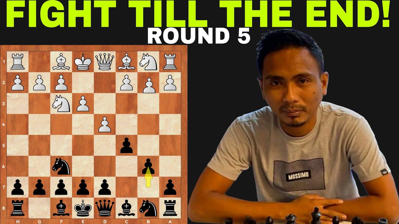 Hard Fought Game: Fight Till The End!Tabada John Kenneth VS FM Ellan ...