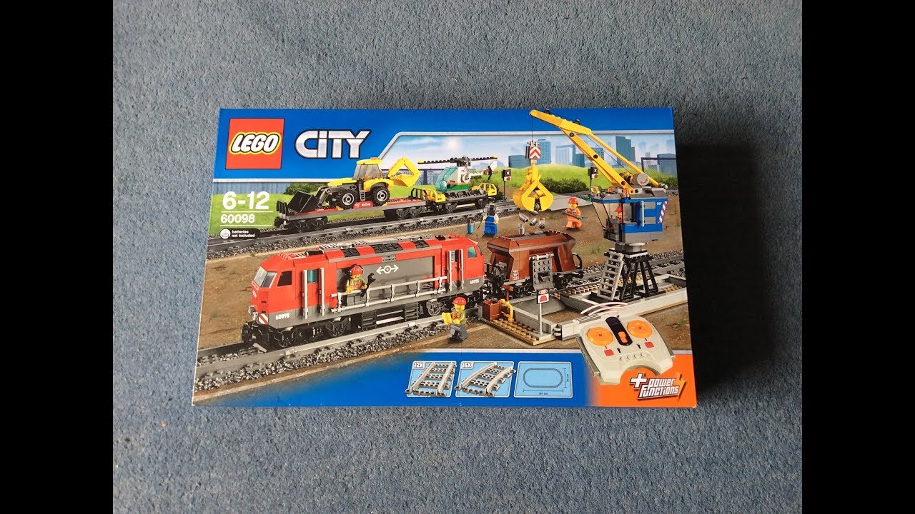 Lego 60098 'Heavy Hual Train' Unboxing, Speedbuild and Review - YouTube
