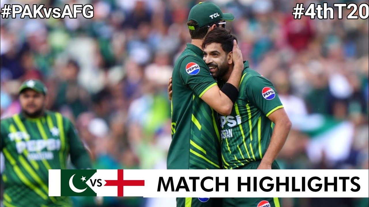Pakistan vs England 4th T20 2024 Cricket Match Full Highlights Cricket ...