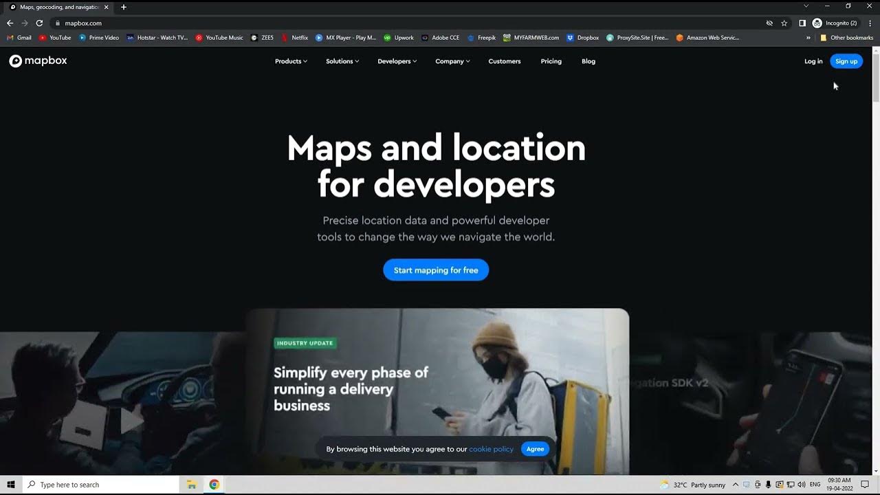 Creating Simple Mapbox Map - YouTube