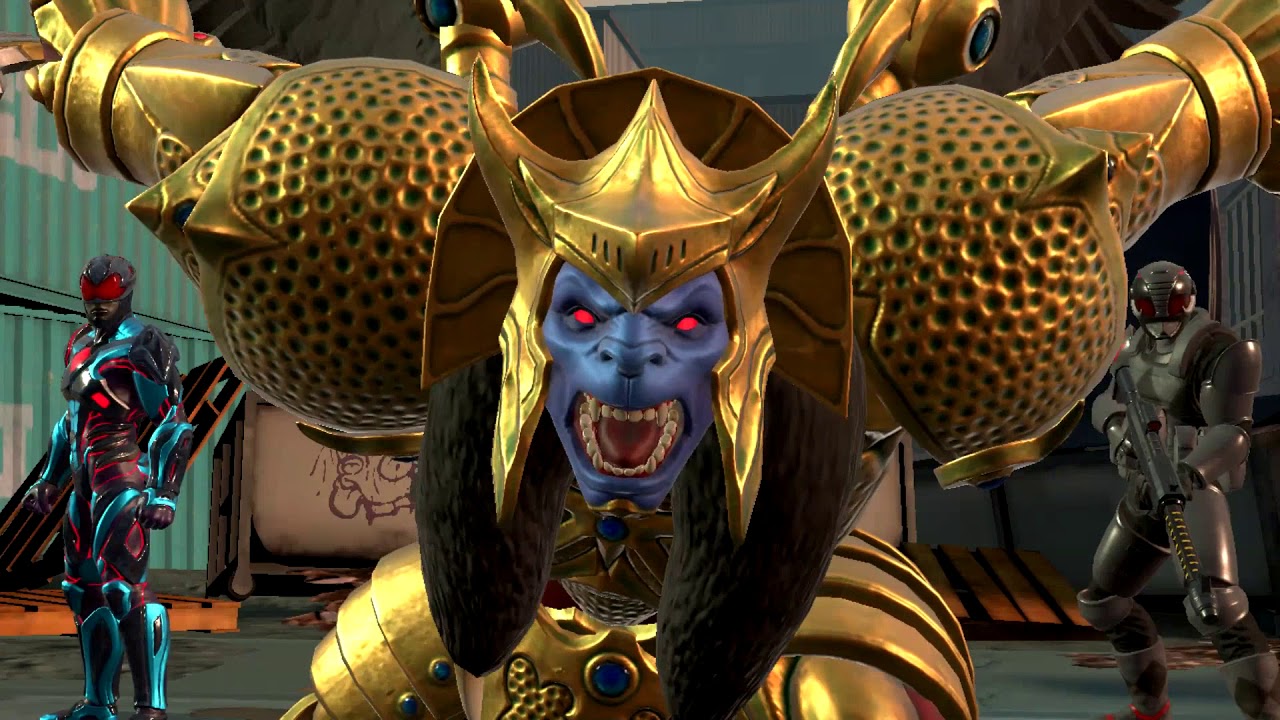 Power Rangers Battle For the Grid - Goldar Vs Dai Shi - YouTube