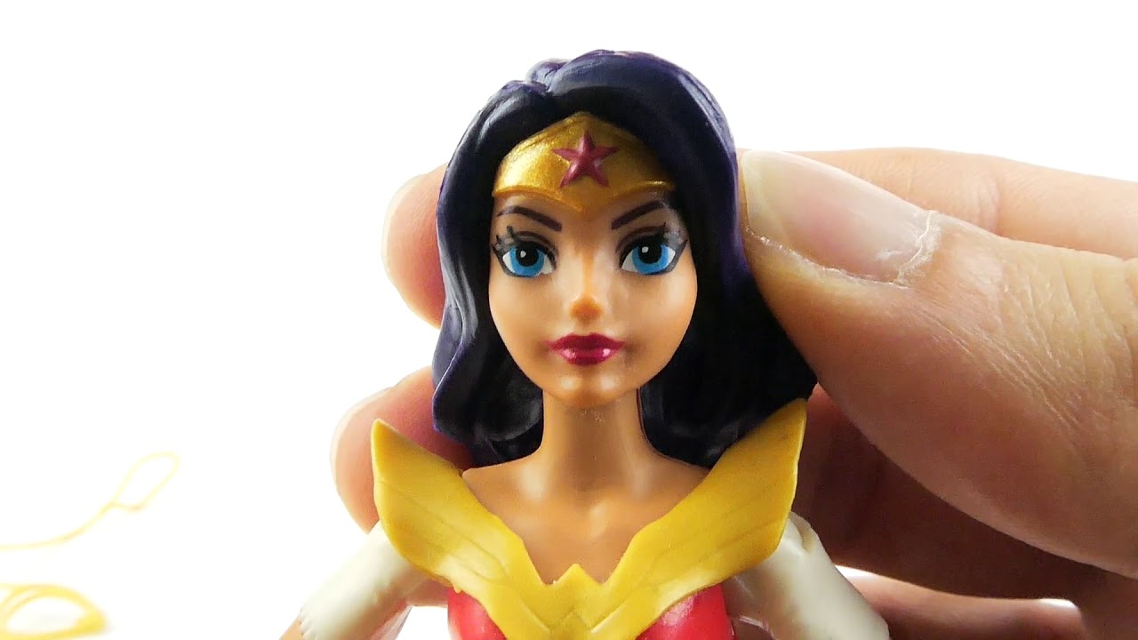 DC Super Hero Girls Wonder Woman Mattel Action Figure Toy Review - YouTube