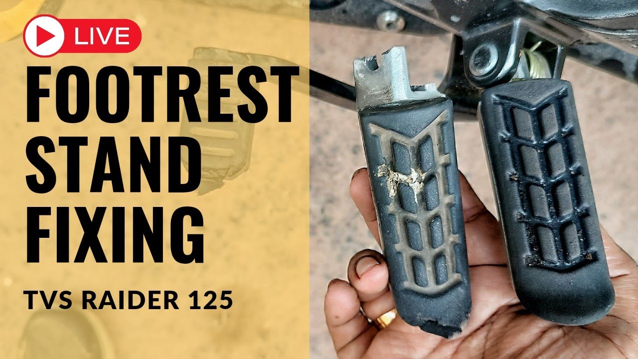Footrest Stand Fixing | TVS Raider 125 - YouTube