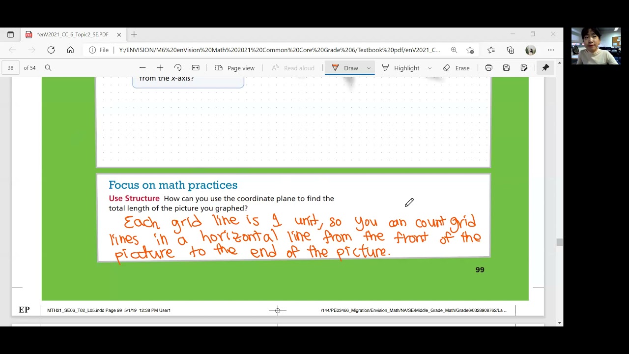 Envision Math 6 Lesson 2-5 Find Distances - YouTube