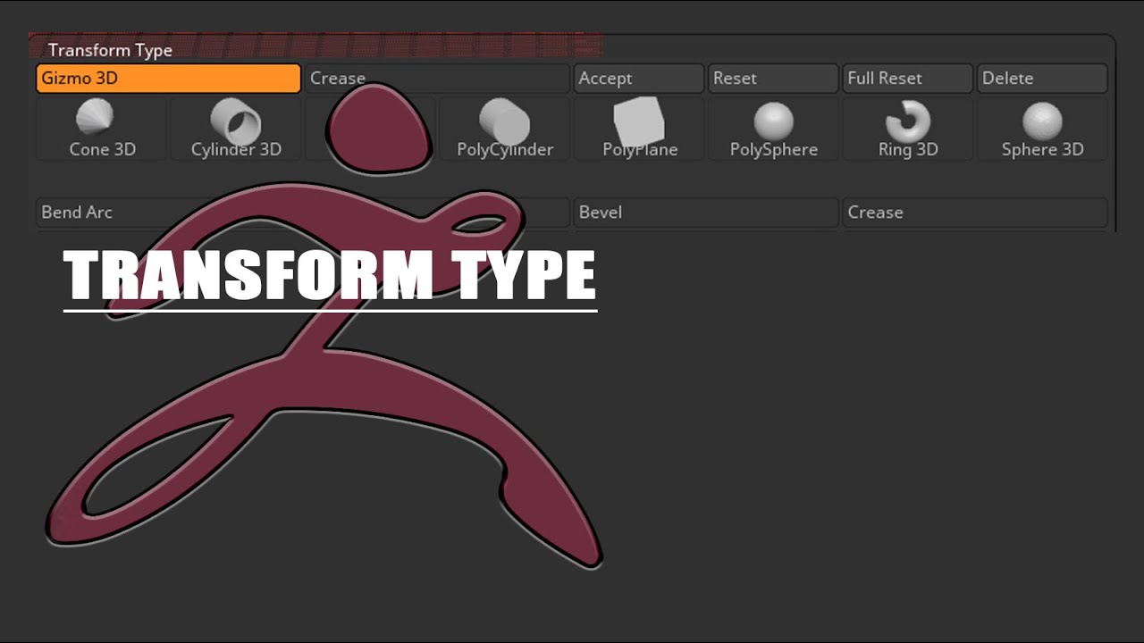【ZBrush 2022】【memo】gizmo 3D:transform type - YouTube