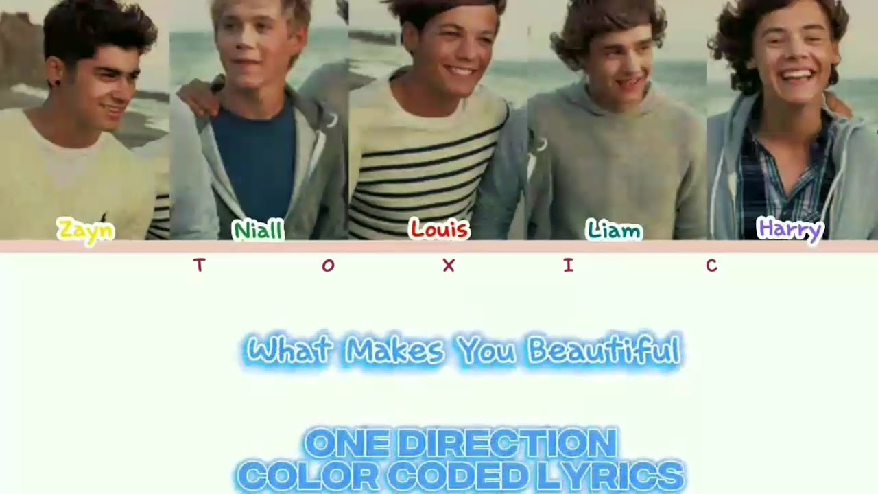 One Direction- What Makes You Beautiful [Color Coded Lyrics] - YouTube