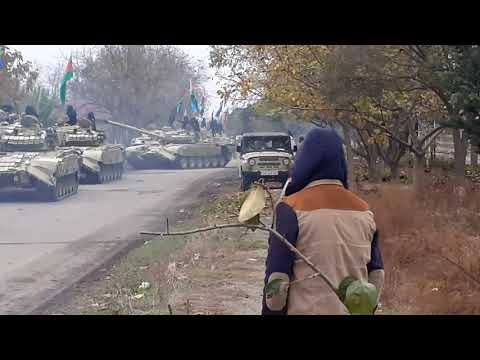 Ağdamın azad olunduğu gün.Ordumuz Ağdama belə girdi.