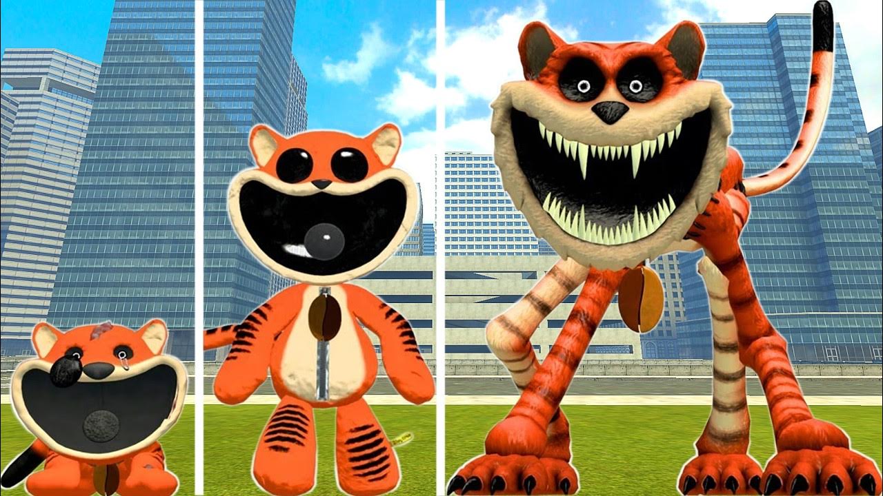 EVOLUTION OF ALL FORGOTTEN SMILING CRITTERS TIRELESS TIGER POPPY PLAYTIME CHAPTER 3 In Garry's ...