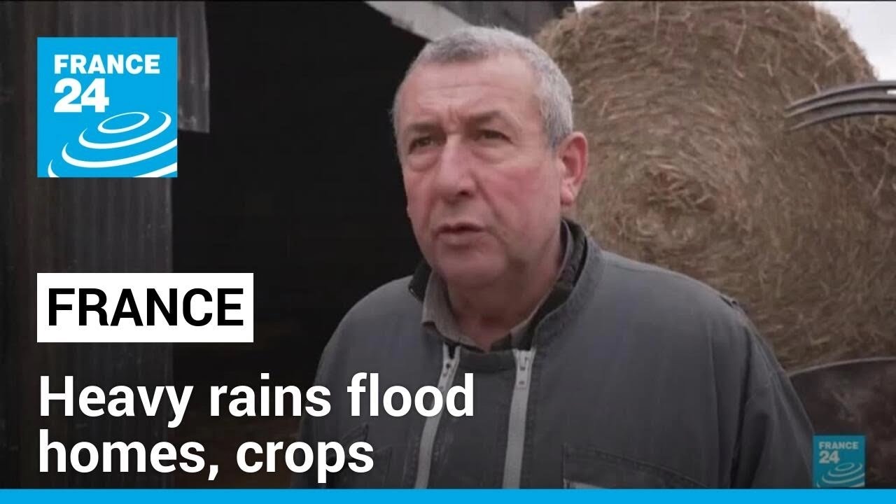 Heavy Rains Flood Homes Crops In Northern France • France 24 English