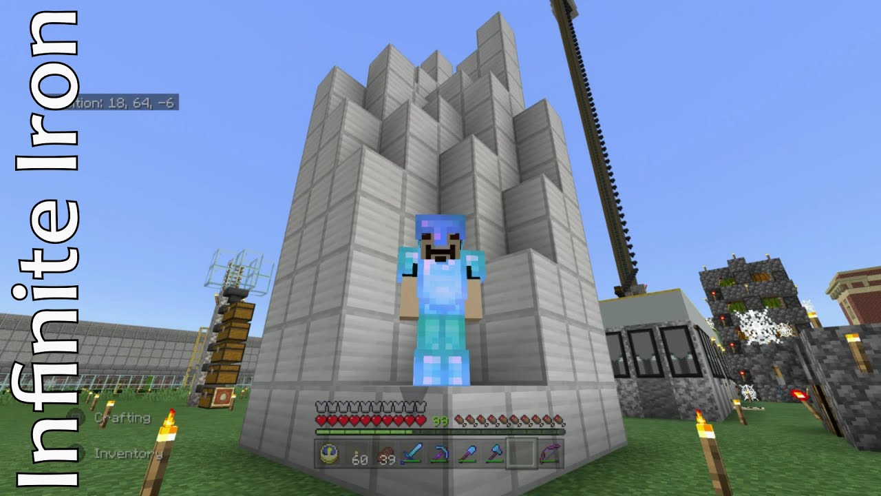 First Day INFINITE IRON! (All Versions) - Minecraft Shorts - YouTube