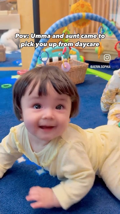 미국 어린이집 하원 반응🥹 아기가 엄마랑 이모를 발견하고 바로 달려왔어요 Daycare 데이케어 어린이집 미국어린이집 하원 미국일상 육아일상 육아 워킹맘