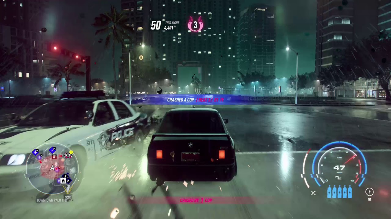 NFS Police chase - YouTube
