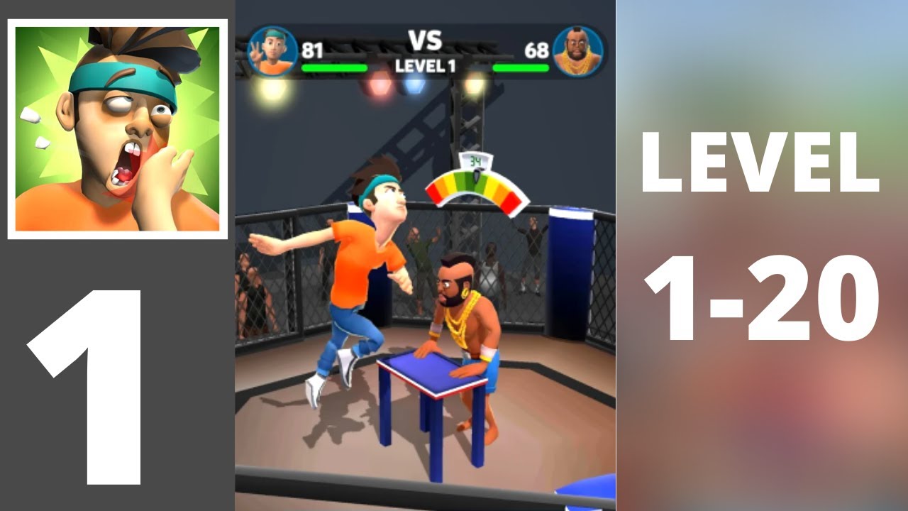 SLAP KINGS - Gameplay Walkthrough Part 1 - Levels 1-20 - YouTube