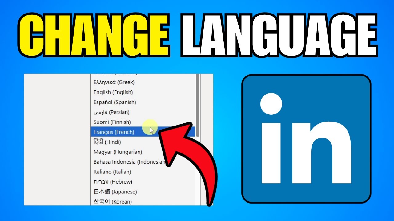How To Change Language on LinkedIn - New Method - YouTube