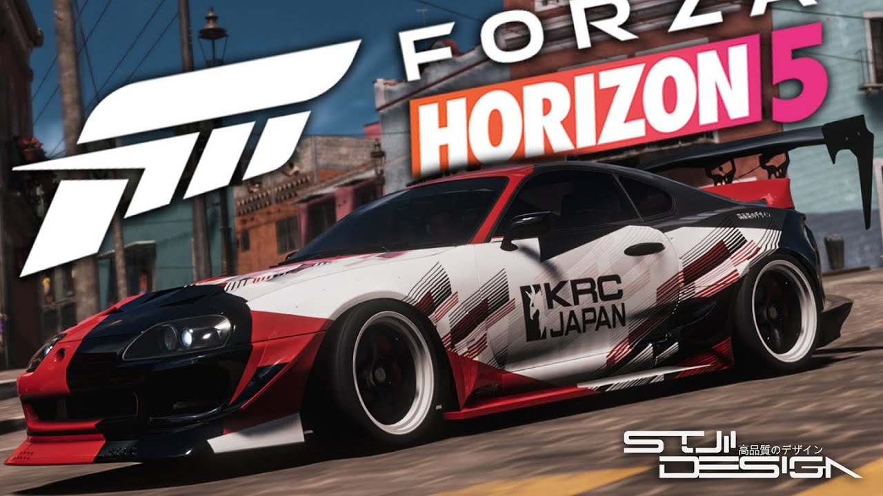 Toyota Supra Mk4 KRC Wideody Livery rework - Forza Horizon 5 Design ...