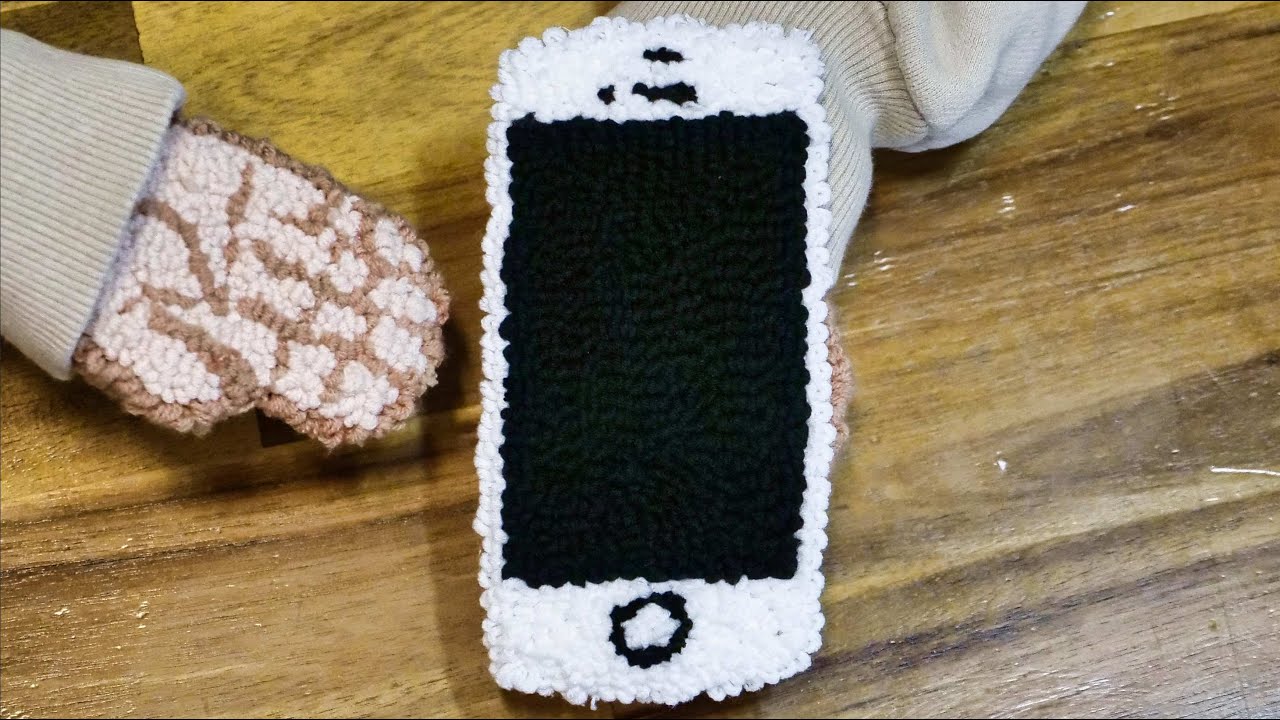 Tufting a Phone Rug - YouTube