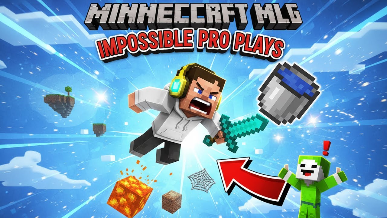 I am doing all MLG that exist in minecraft - YouTube