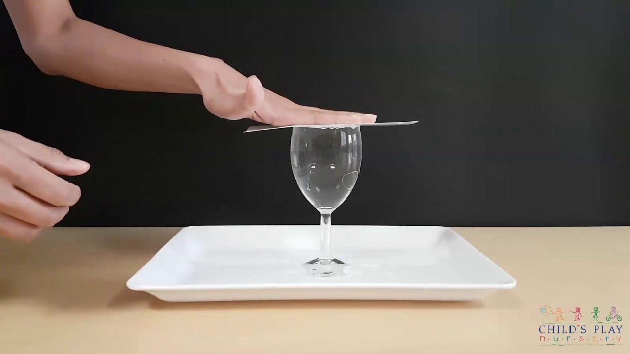 Upside down water experiment. - YouTube