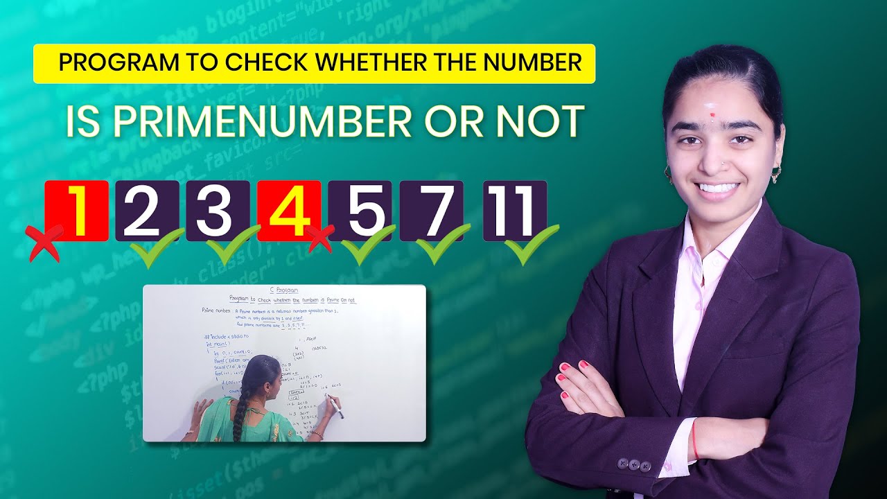 C Program To Check Whether A Number Is Prime Or Not YouTube C Program To Check Whether A Number Is Prime Or Not YouTube