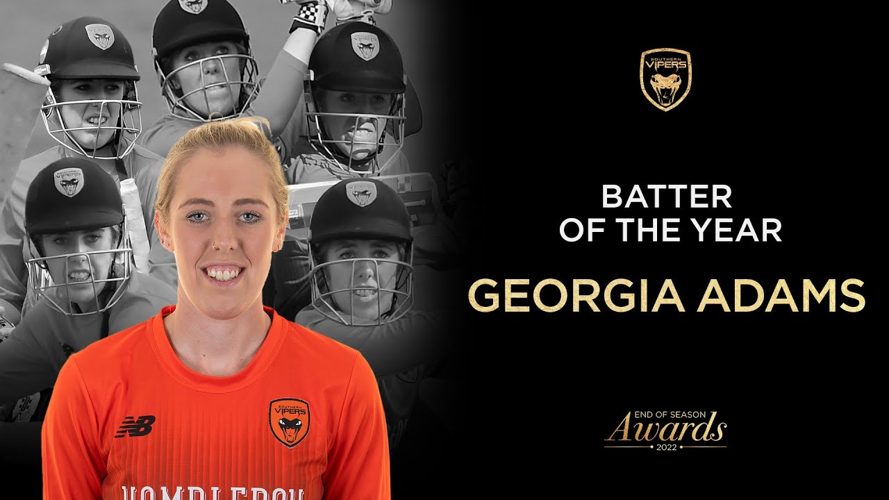 Southern Vipers 2022 Batter of the Year: Georgia Adams - YouTube