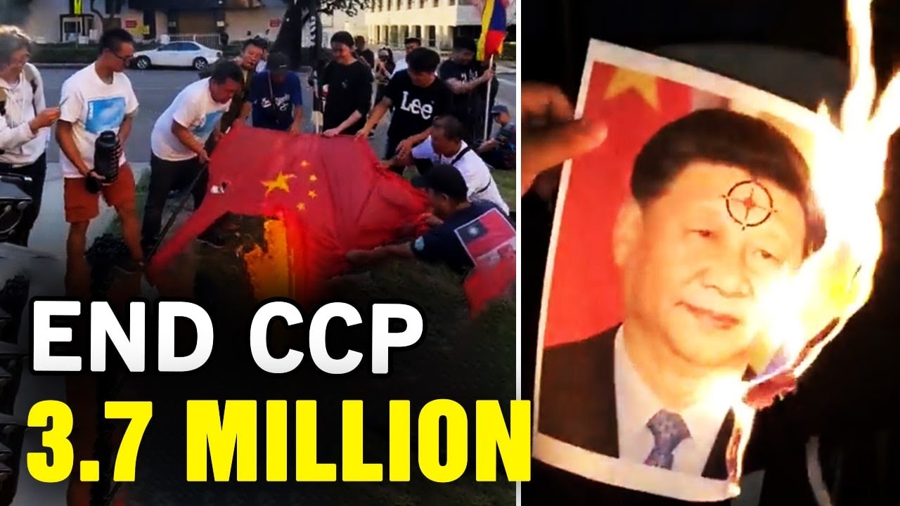 3.7 MILLION SIGNED PETITIONS to end Chinese Communist Party - YouTube