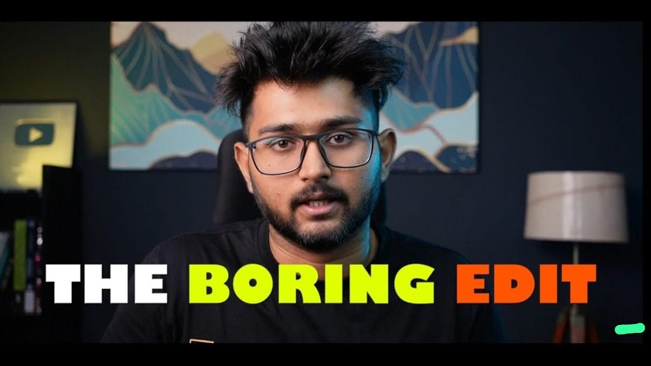 THE BORING🤯 EDIT OF MINE! @TharunSpeaks - YouTube