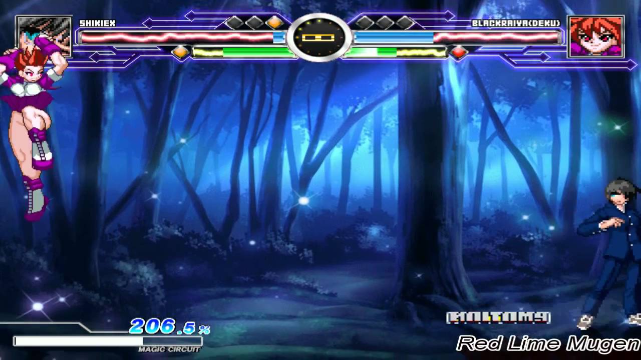 Red Lime MUGEN: ShikiEX Vs BlackRaiya(deku) - YouTube
