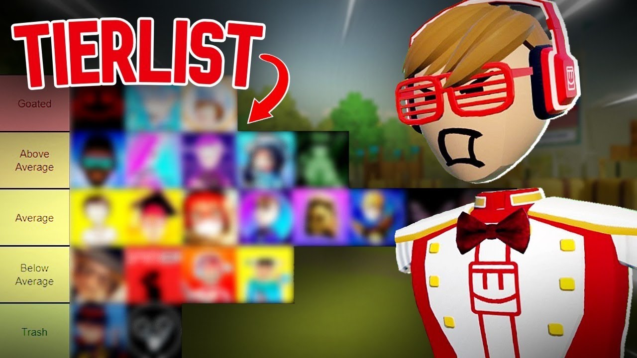 My Rectuber TIERLIST!! - YouTube