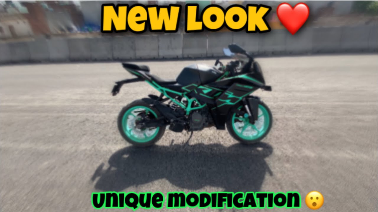 New Ktm Rc 125 cc new look modification ️| training back workout - YouTube