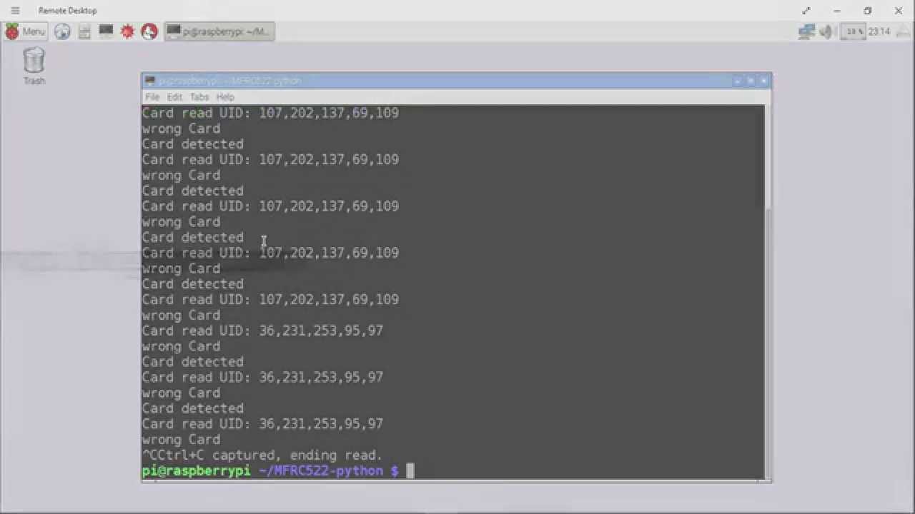 Raspberry Pi 2 Mfrc522 Python 6 Read Rfid Tags Using Rfid Reader Rfid Rc522 Youtube 5989