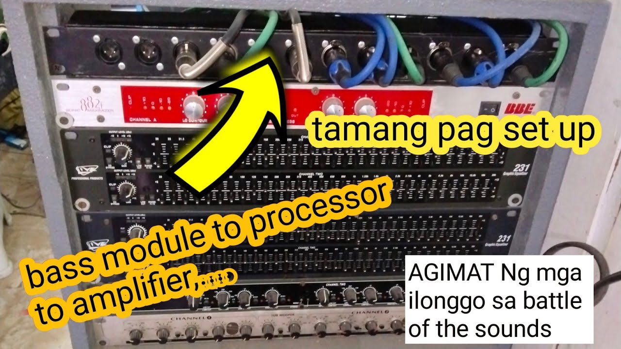 Paanu mag set up Ng bass module sa mga processor at amplifier,tutorial - YouTube