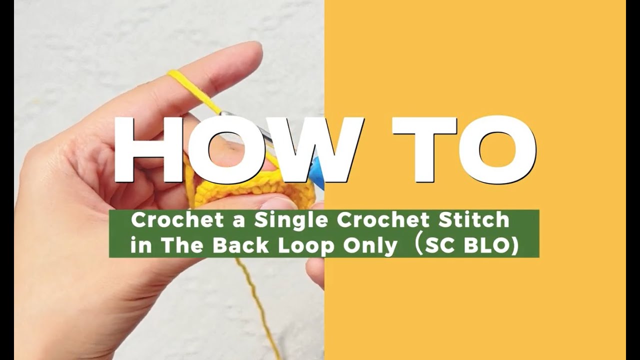 How to crochet the BLO？ Crochet tutorial for beginners 11 - YouTube