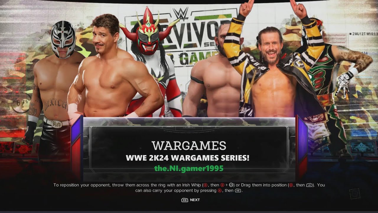WARGAMES battle of the cruiserweights match up! WWE 2K24 WARGAMES ...