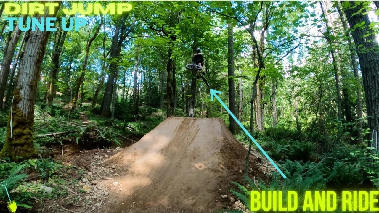 Building and Riding INSANE New MTB Features at my Backyard Trails - YouTube