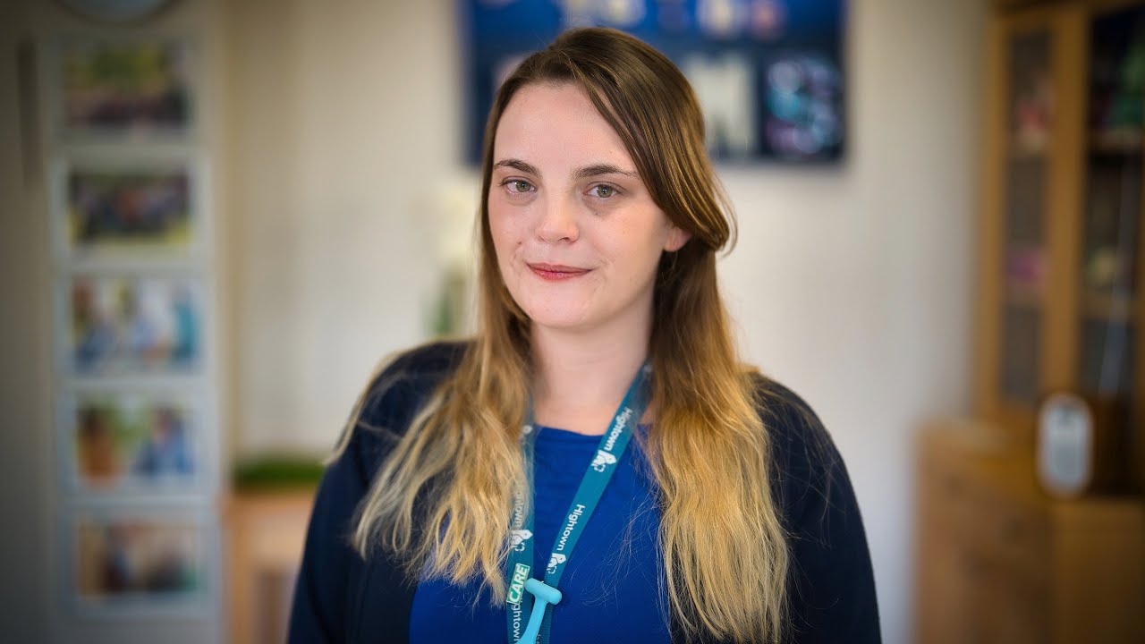 Harriet's story - careers in care and support - YouTube