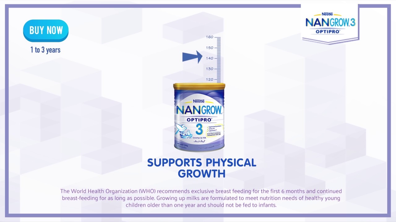 NESTLÉ NANGROW 3 OptiPro (From 1 to 3 Years) - YouTube
