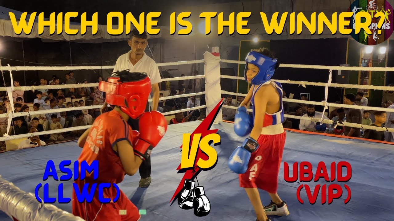 10 Years Old Boxers Asim (LLWC) VS Ubaid (VIP) | Boxing Fight | City ...