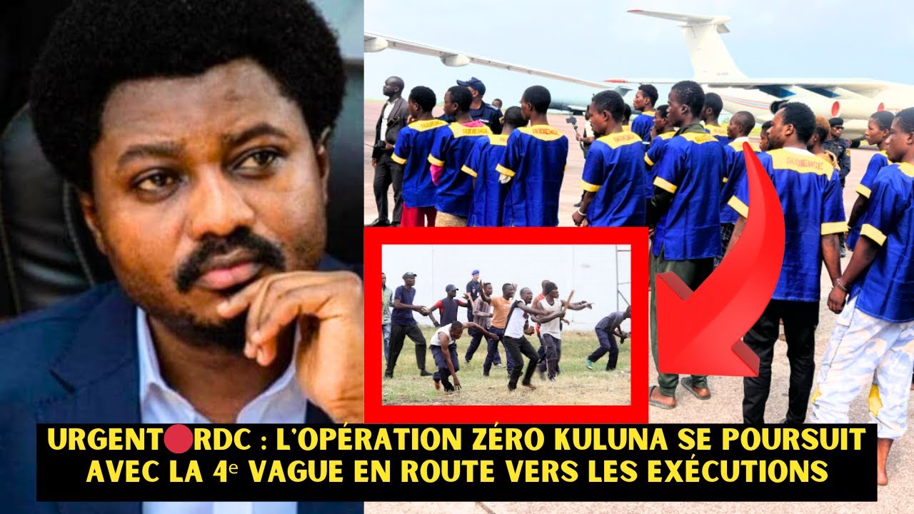 Urgent🔴RDC : L'opération Zéro Kuluna se poursuit avec la 4ᵉ vague en ...