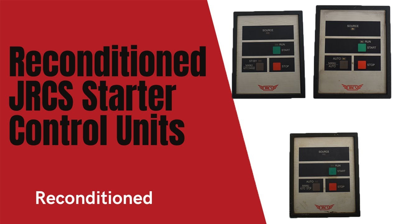 Reconditioned JRCS Starter Control Units (3) - YouTube