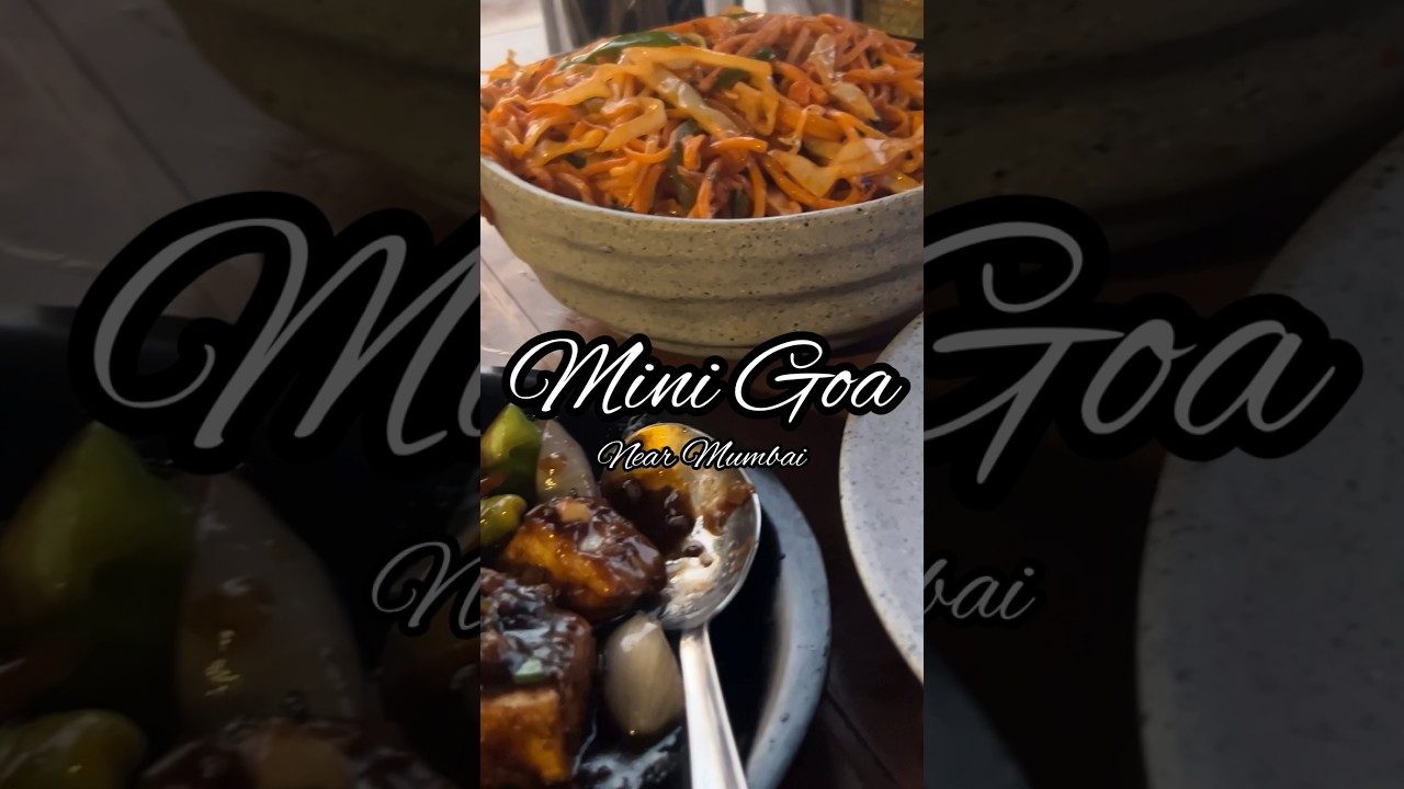 Mini Goa near Mumbai 🏝️ Must visit 😍 #goraibeach #shorts #food - YouTube