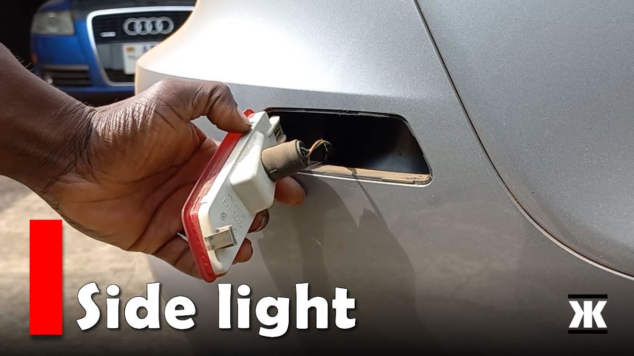 Audi A7 3.0T - Rear Side Marker Bulb Replacement - YouTube