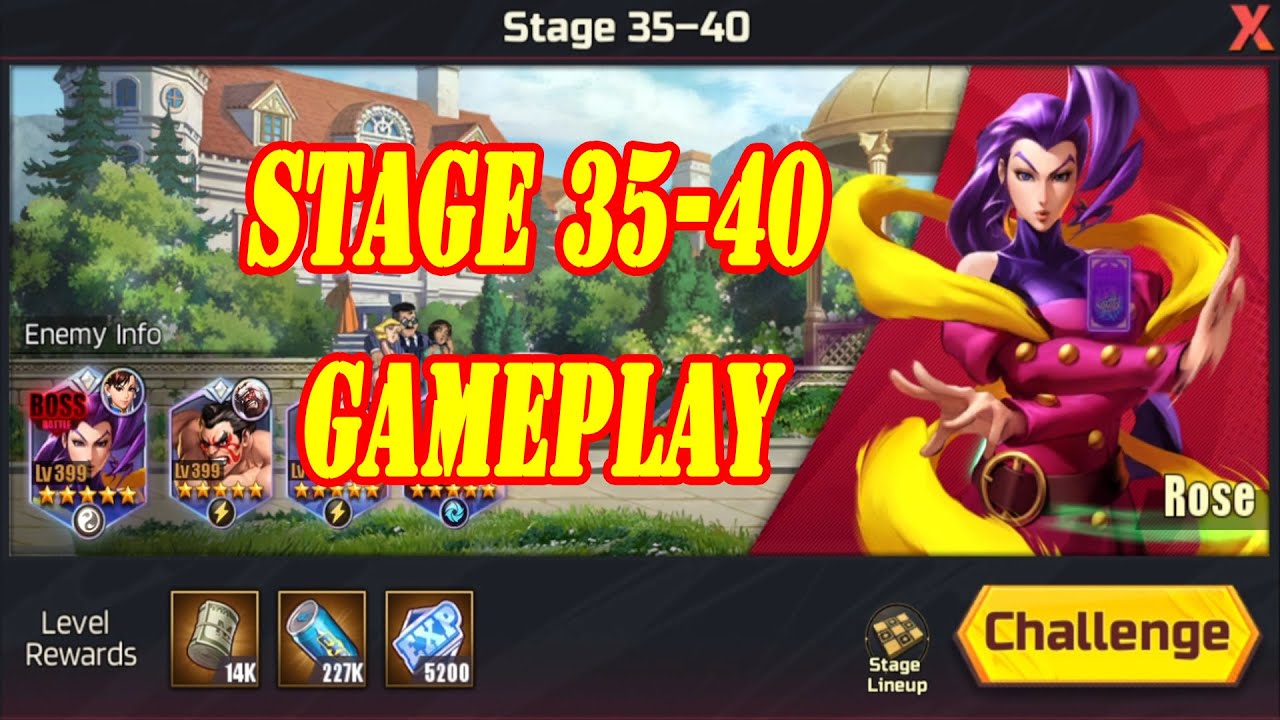 [SF Duel] Stage 35-40 Gameplay - YouTube