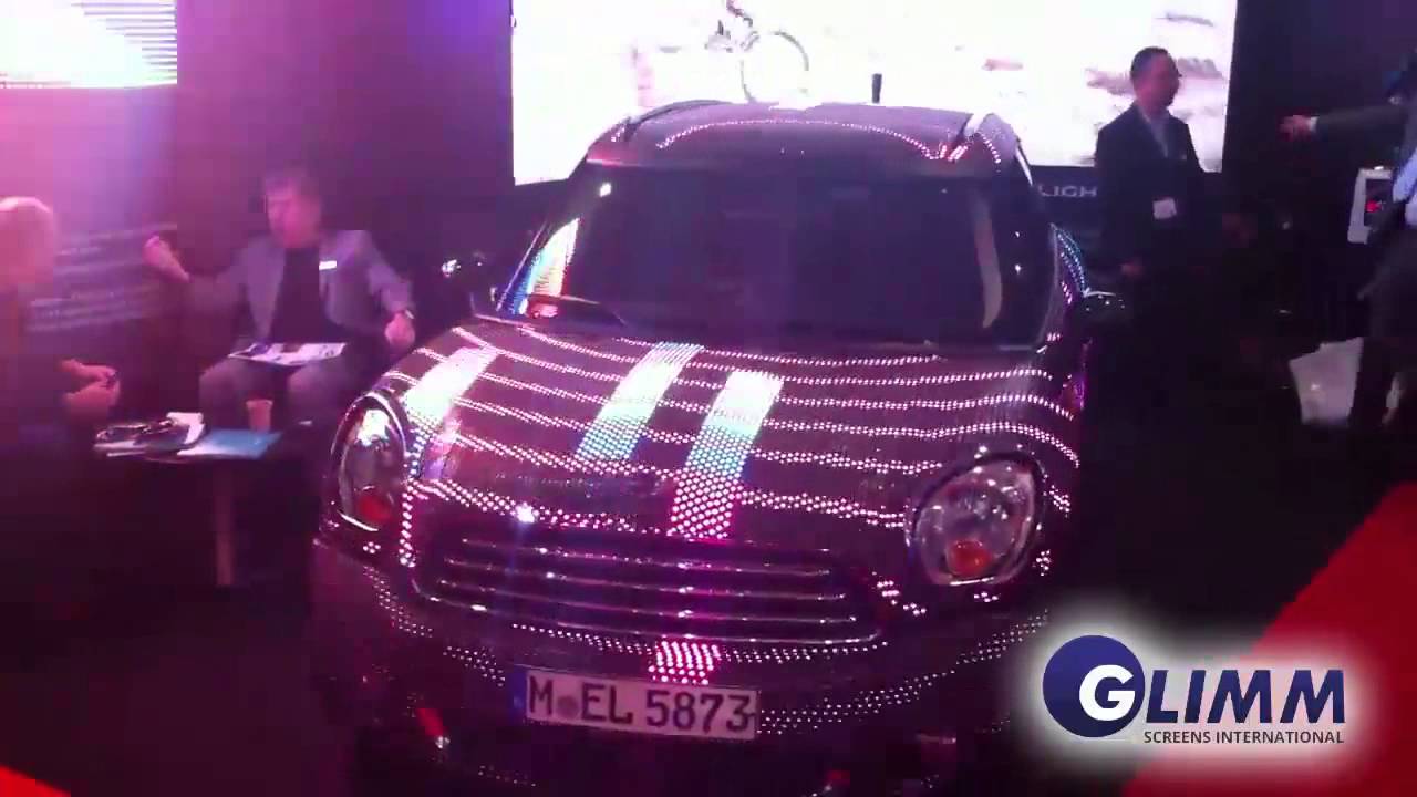 Innovative flexible LED car - YouTube